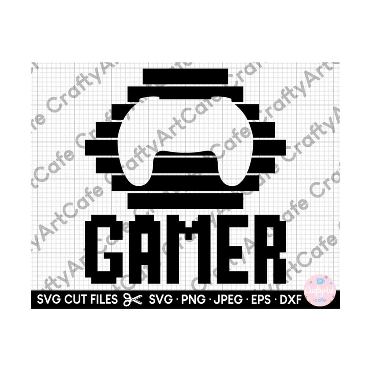 Gamer Gaming Svg | Inspire Uplift