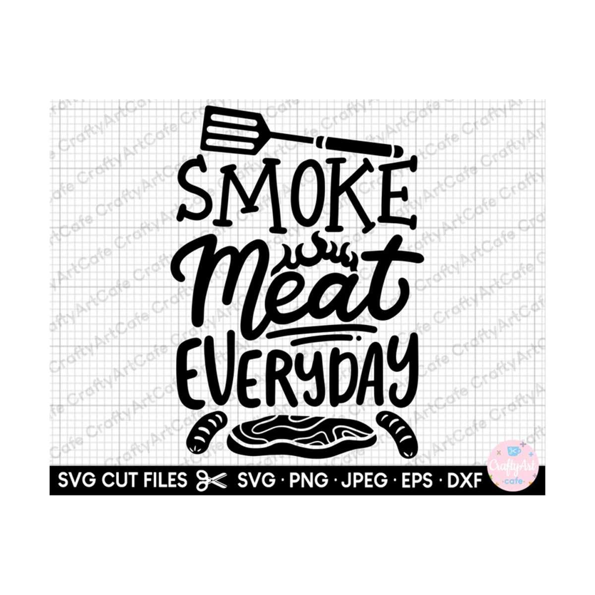 meat smoking svg bbq svg | Inspire Uplift