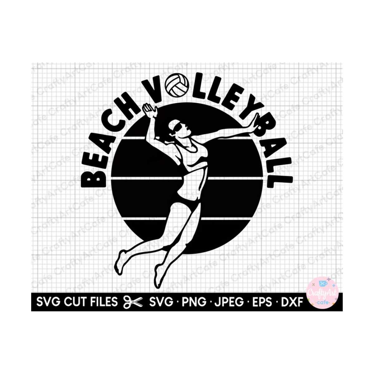 beach volleyball svg beach volleyball | Inspire Uplift