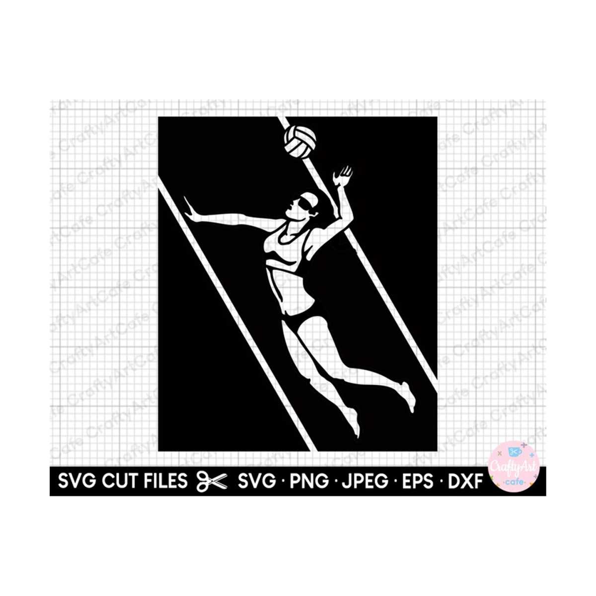 beach volleyball svg | Inspire Uplift