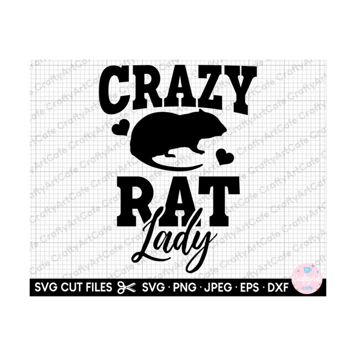 rat svg cricut shirt rat png crazy rat lady | Inspire Uplift