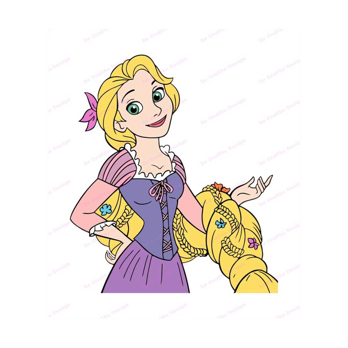 Rapunzel Hair Tangled SVG 1, svg, dxf, Cricut, Silhouette Cu | Inspire ...