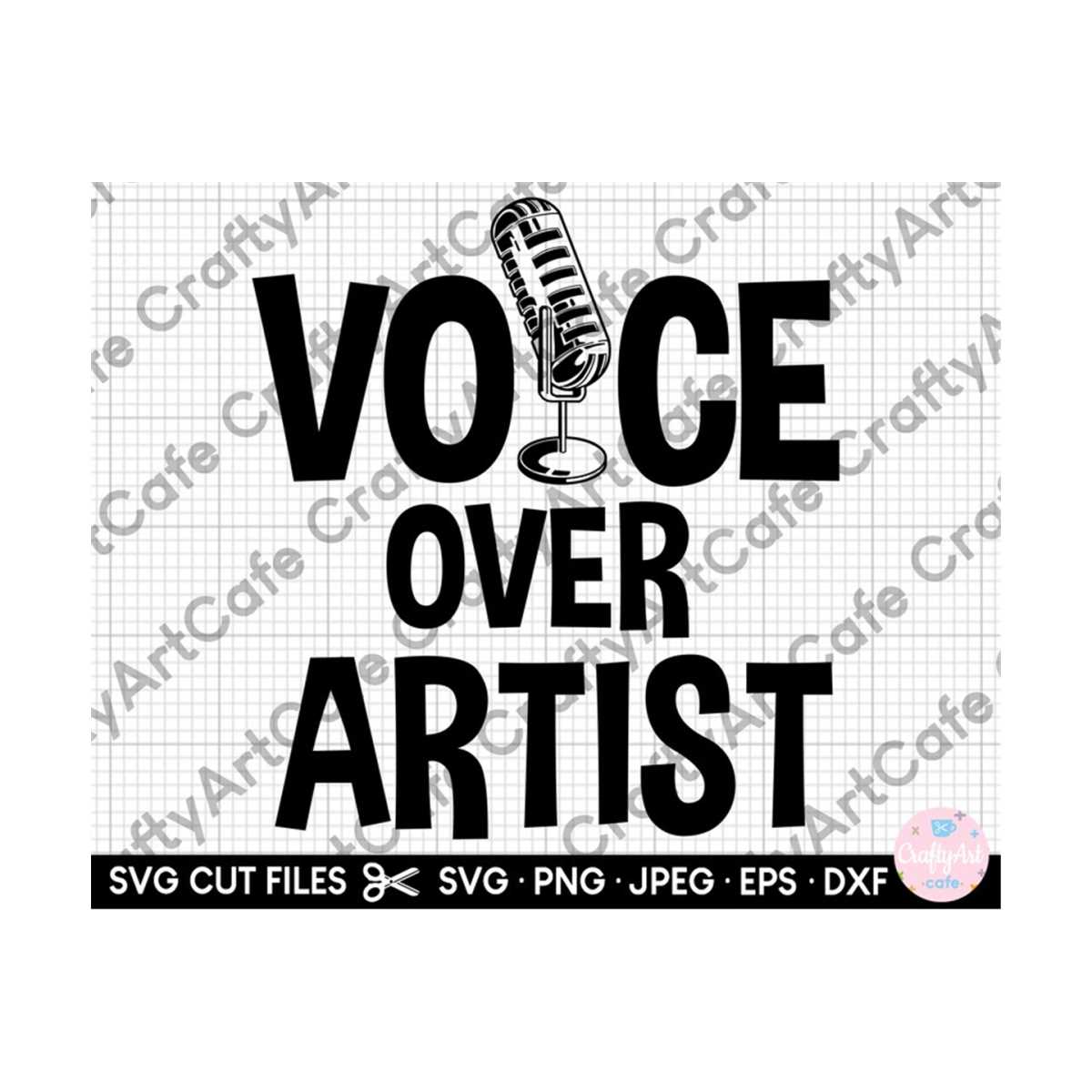 microphone svg voice over artist svg png | Inspire Uplift