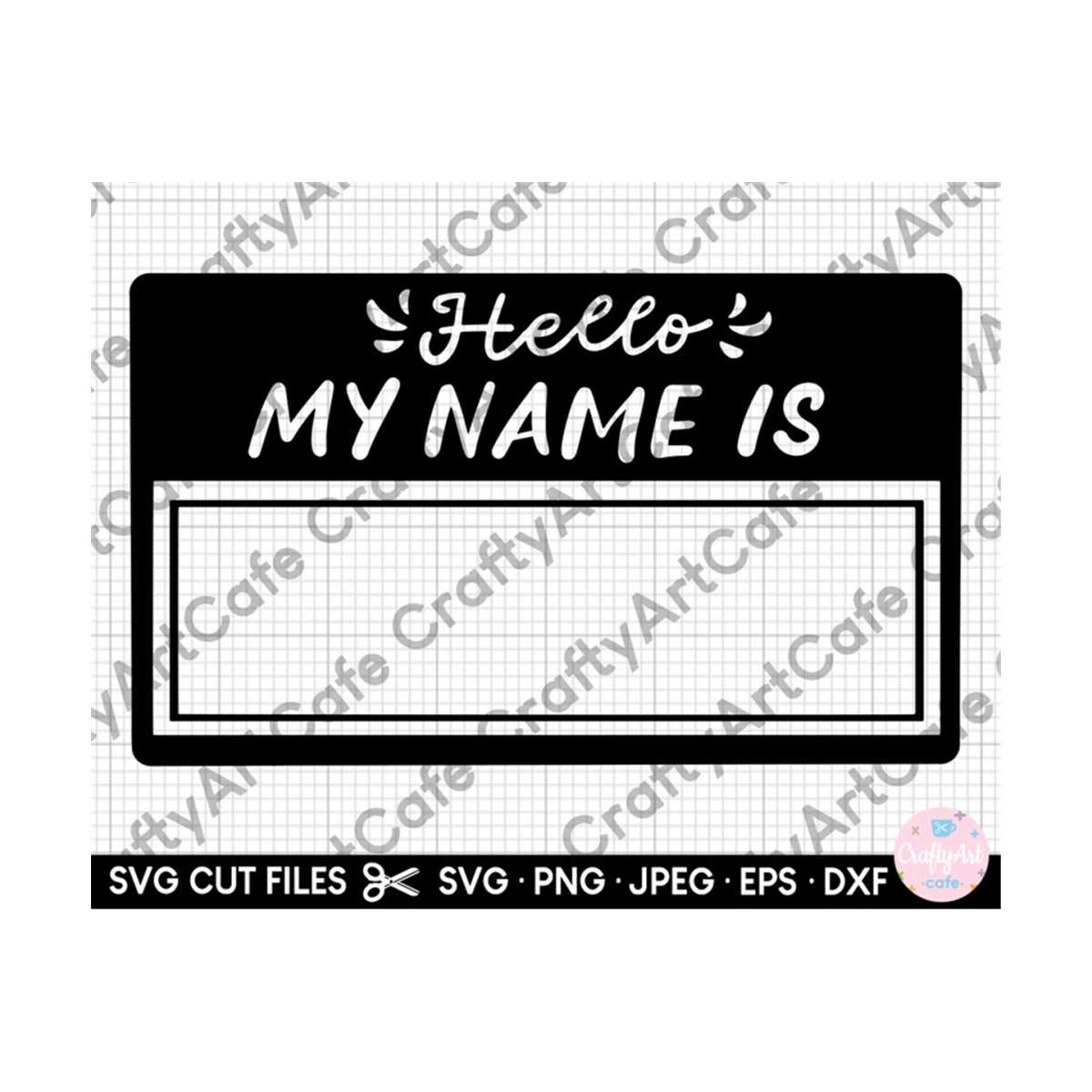 name badge svg - Inspire Uplift