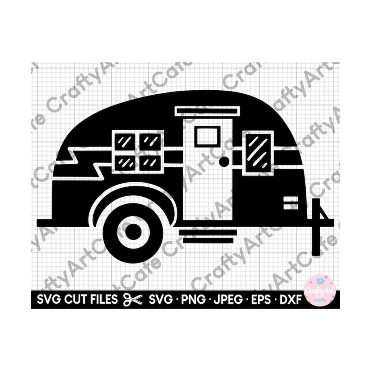 camper svg camper png camper silhouette camper clipart | Inspire Uplift