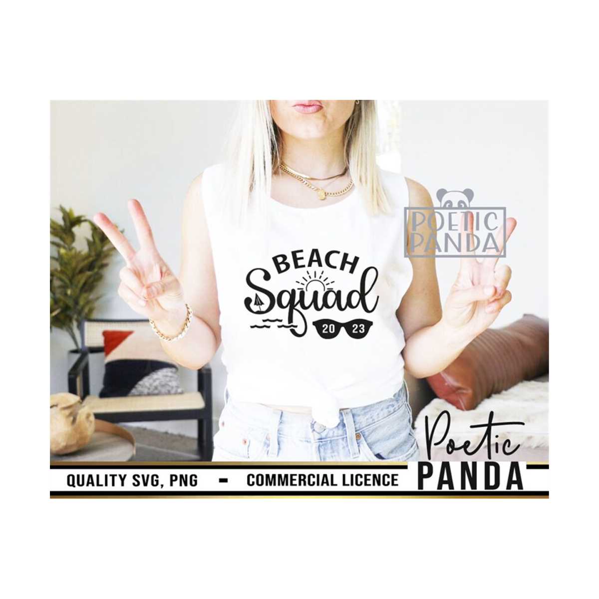 Beach Squad 2023 SVG PNG, Family Vacation 2023 Svg, Girls' T - Inspire ...