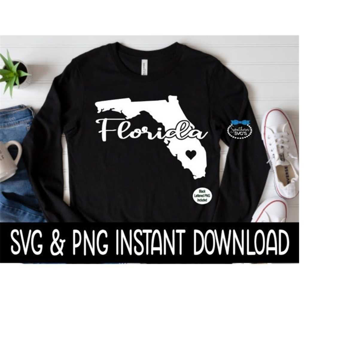 Florida SVG, Florida PNG, Instant Download, Cricut Cut Files | Inspire ...