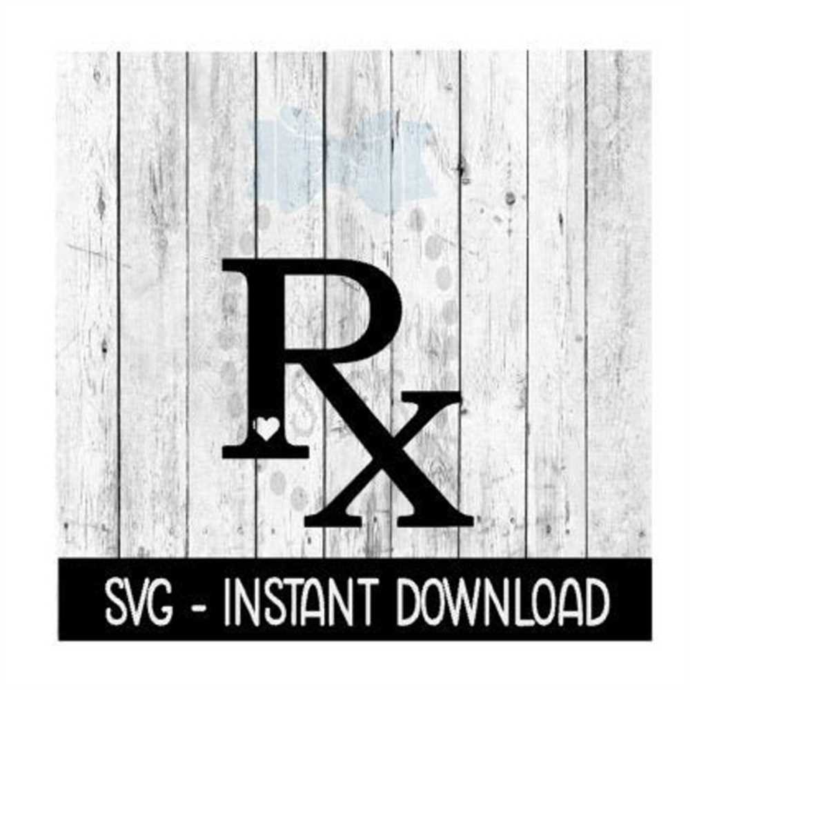 Pharmacist RX SVG, Prescription SVG Files, Instant Download, - Inspire ...