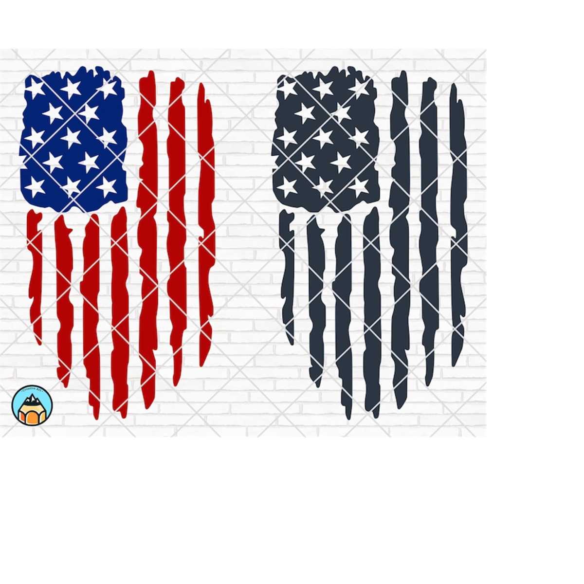 Distressed Flag Svg, American Flag Svg, 4th July Svg, Grunge - Inspire ...