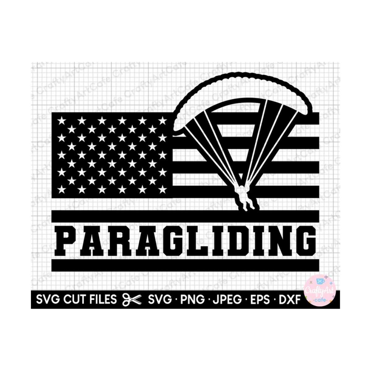 paragliding svg paragliding png paraglide svg file for cricu | Inspire ...