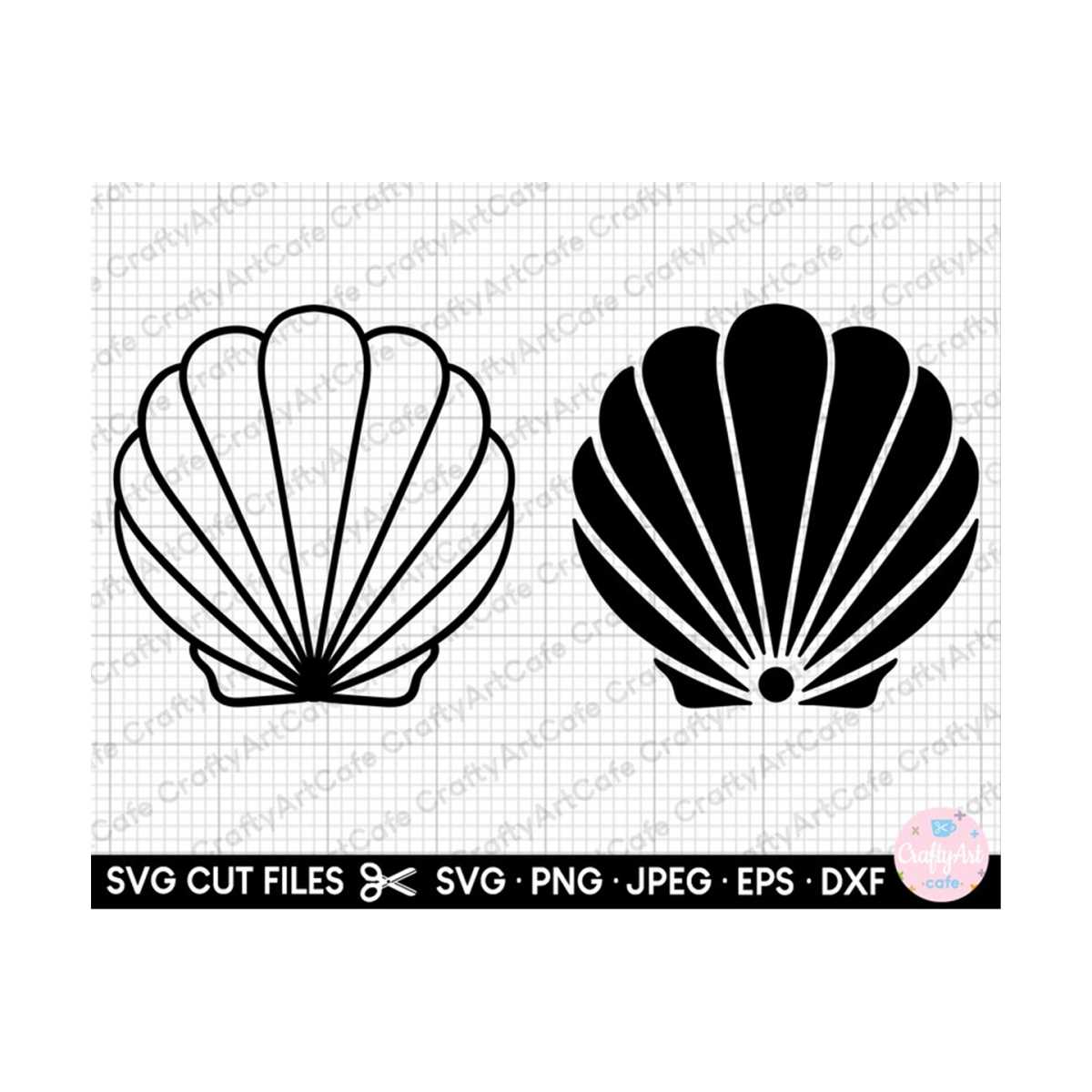 seashell silhouette seashell svg cricut seashell png | Inspire Uplift