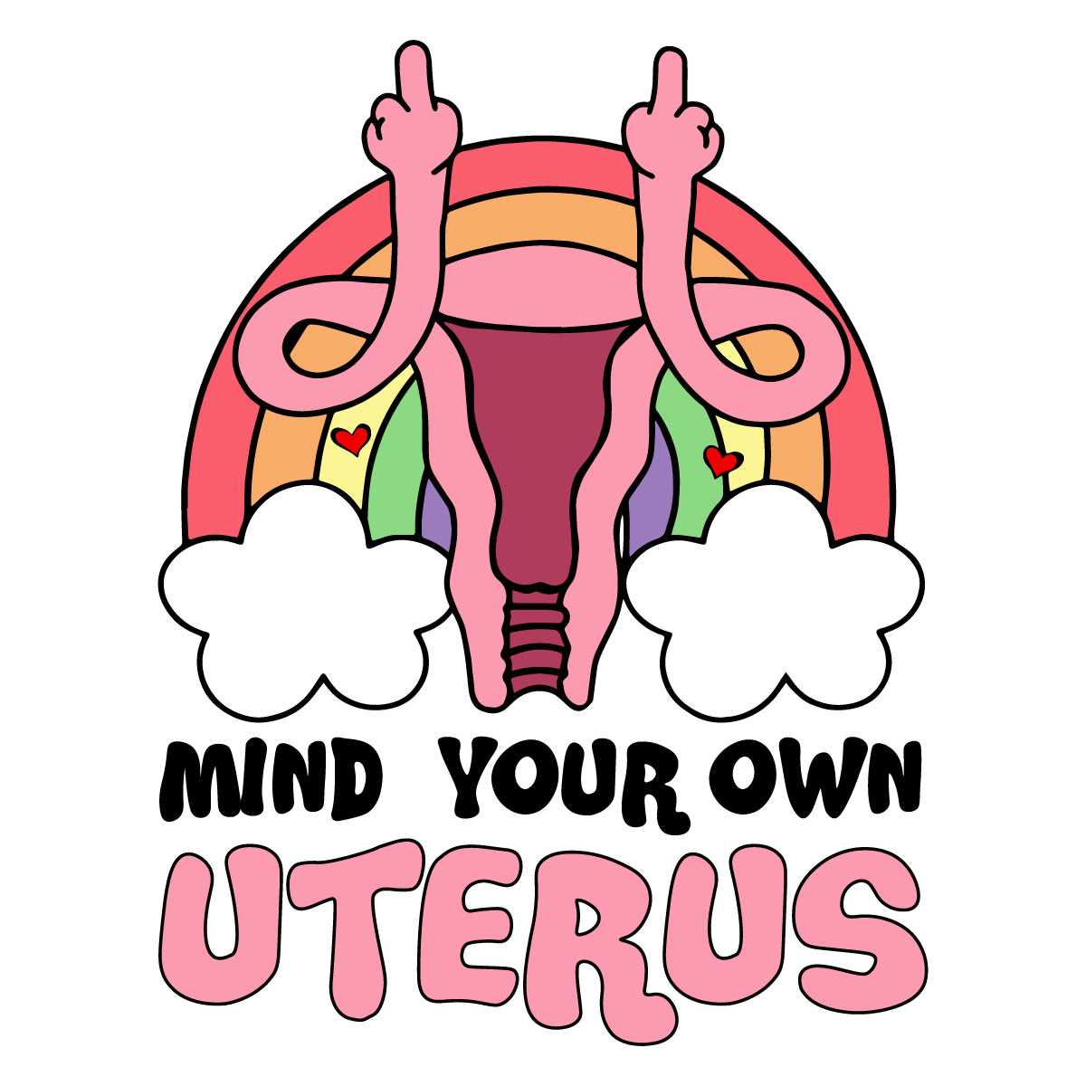Uterus Middle Finger SVG, Pro Choice 1973 SVG | Inspire Uplift