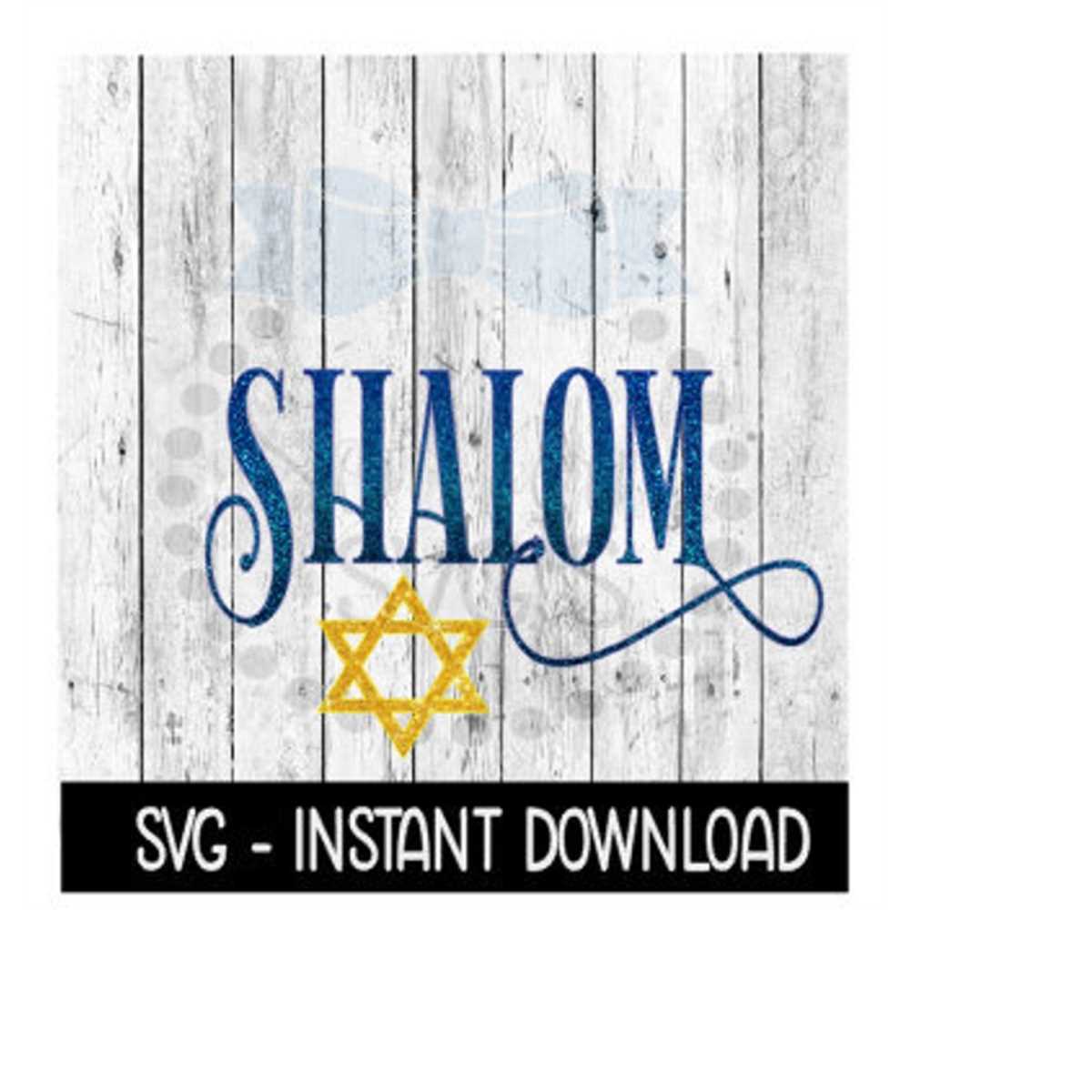 Jewish Star SVG, Hanukkah SVG, Shalom SVG Files, Instant Dow | Inspire ...