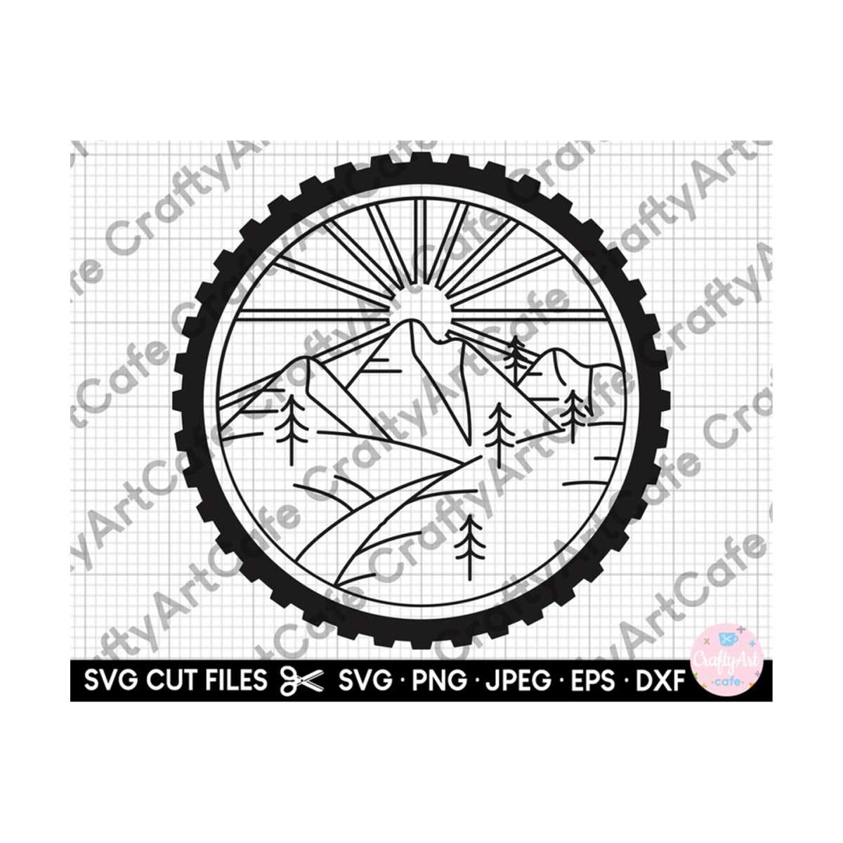 mountain bike svg mountain biker svg mountain bike png eps d - Inspire ...