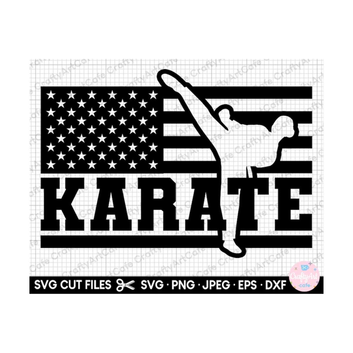 karate svg for cricut shirt girls women karate girl svg png - Inspire ...