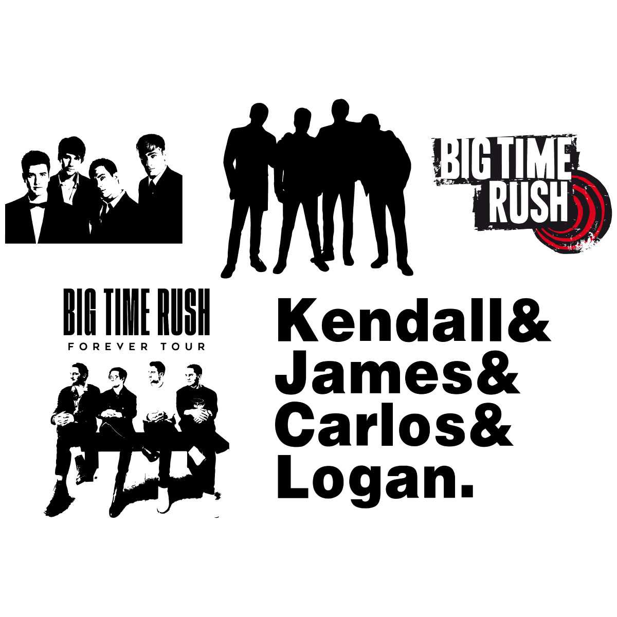 Big Time Rush Forever 2022 Tour SVG, Trending SVG, | Inspire Uplift