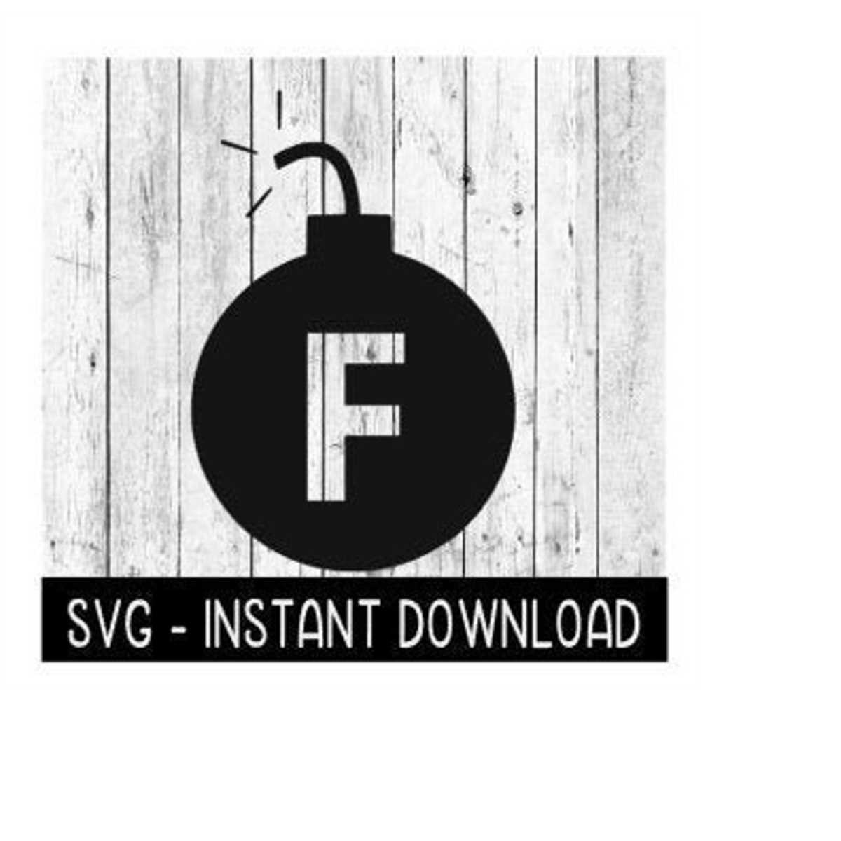 F Bomb SVG, Wine SVG File, Coffee Mug SVg, Tee SVG, Instant | Inspire ...