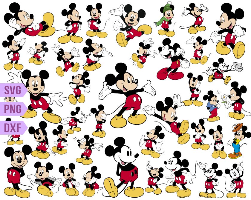 Mickey Mouse SVG, Mickey Head svg, Mickey Birthday svg, Mick - Inspire ...