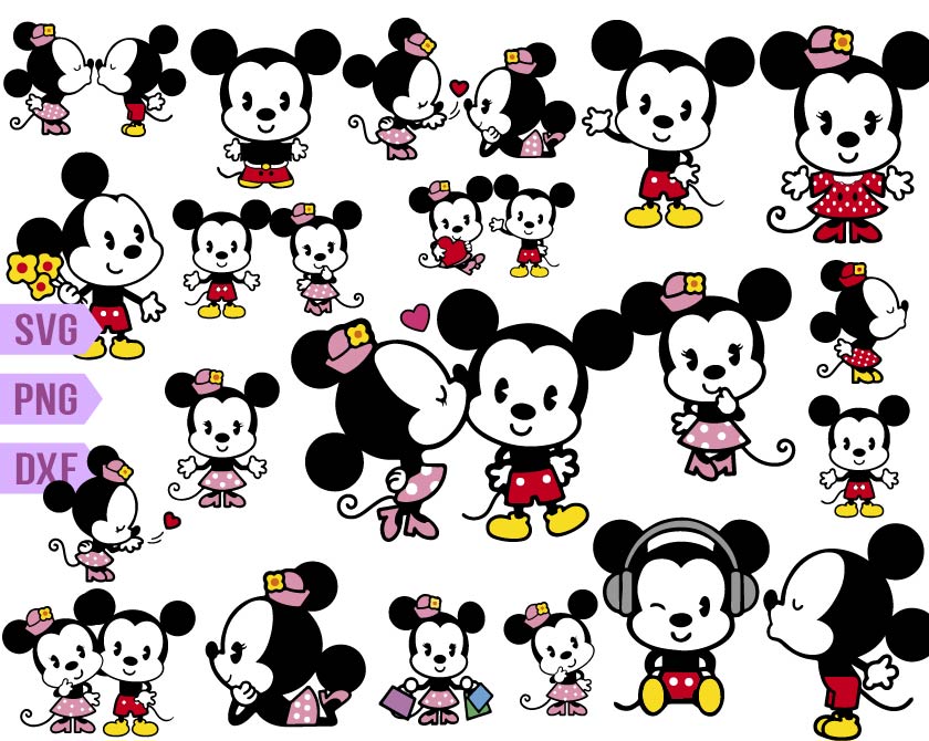 Baby Mickey Mouse Svg