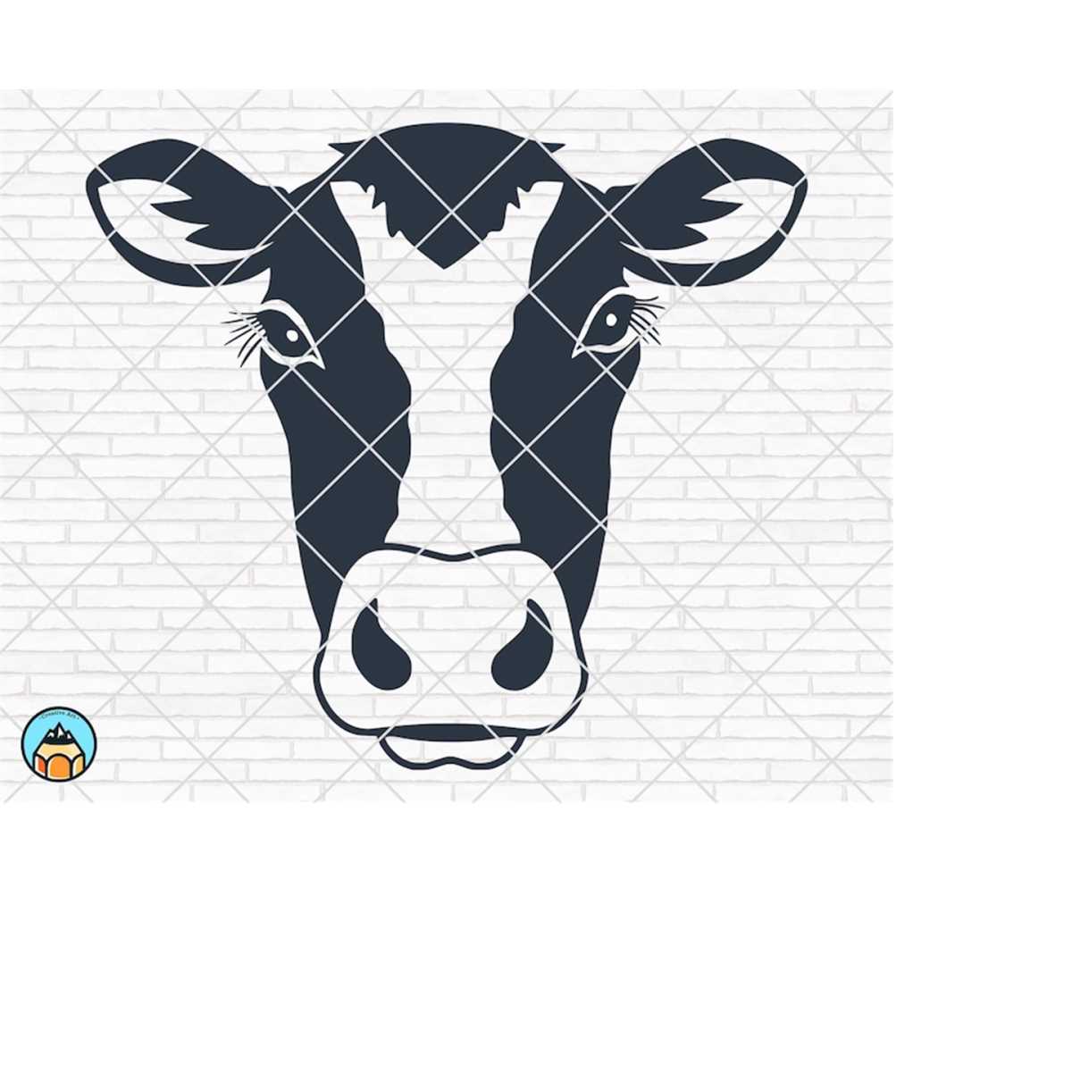 Cow Face svg, Cow svg, Cute Cow svg, Heifer svg, Cow Head sv | Inspire ...