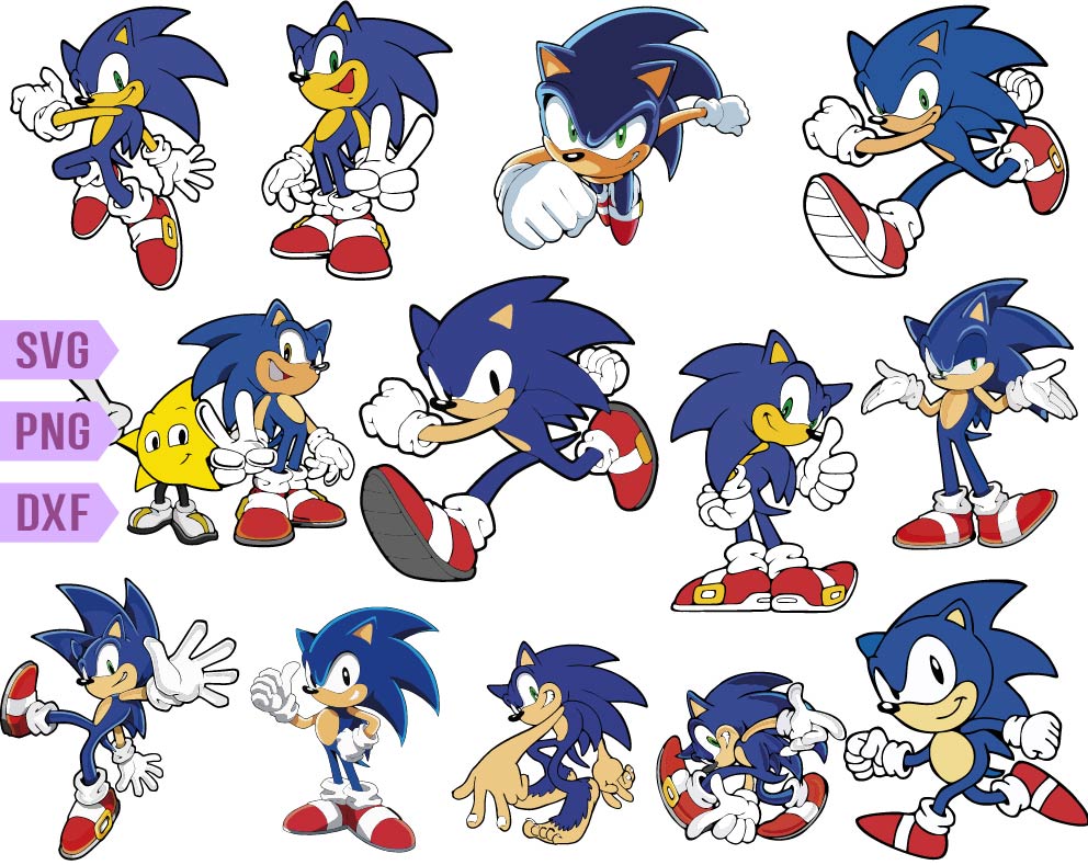 Sonic Svg, The Hedgehog, Sonic The Hedgehog SVG, Sonic Svg, - Inspire ...
