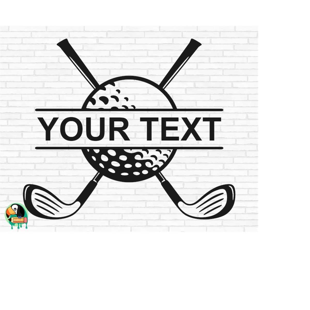 Golf Monogram SVG, Golf Split Frame Svg, Golfing Svg, Golfer | Inspire ...