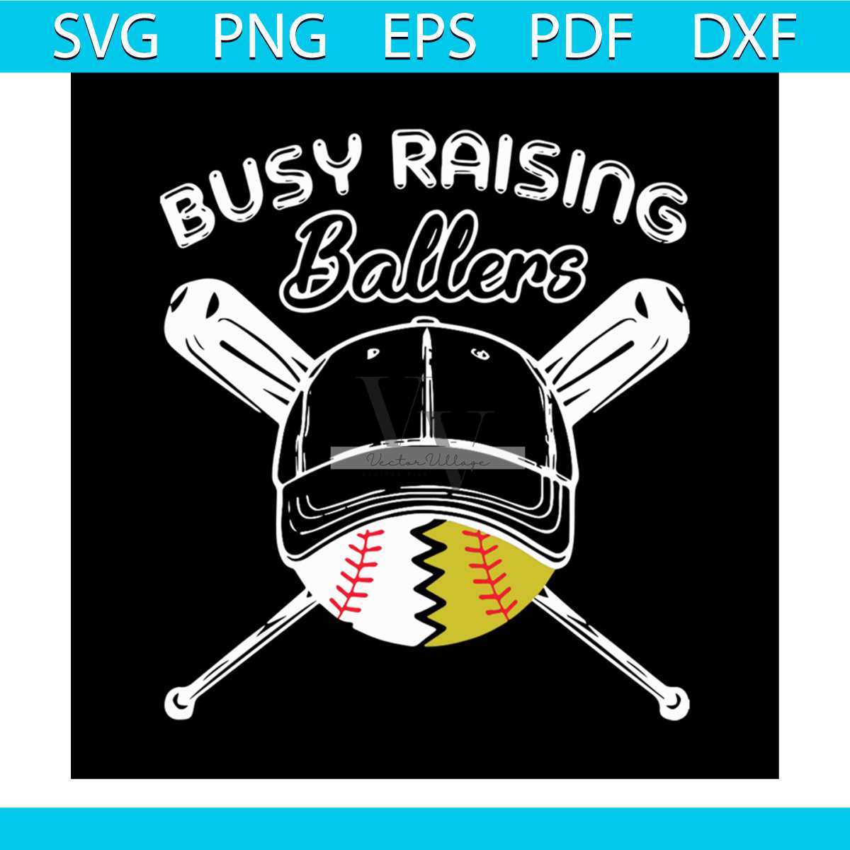 Busy raising ballers baseball svg | Inspire Uplift
