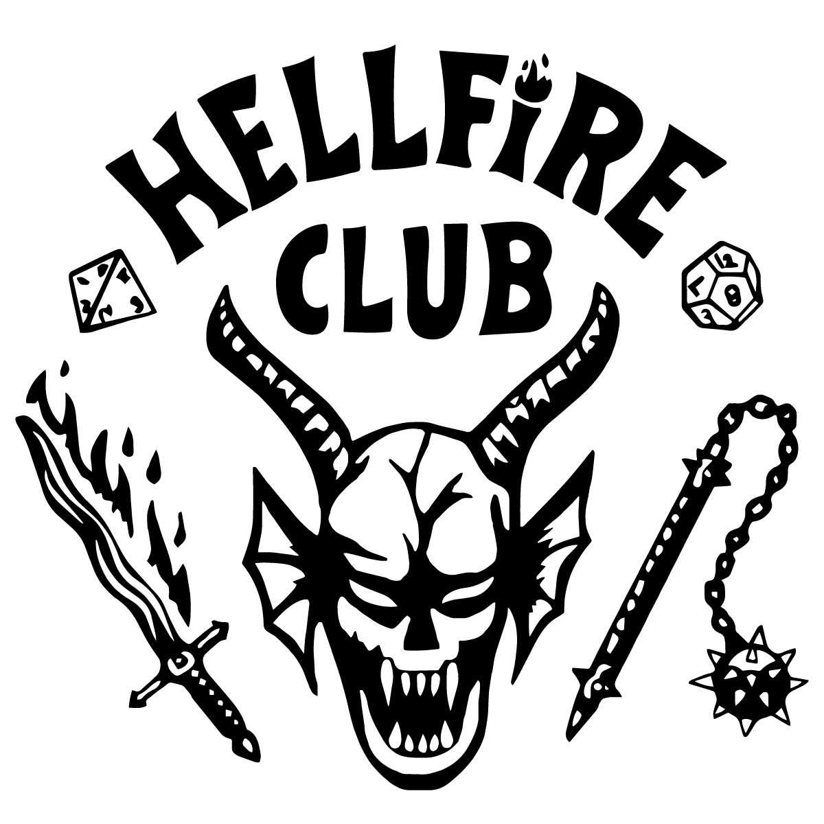 Hellfire Club Logo Svg, Hellfire Club Stranger Things 4 Svg | Inspire ...