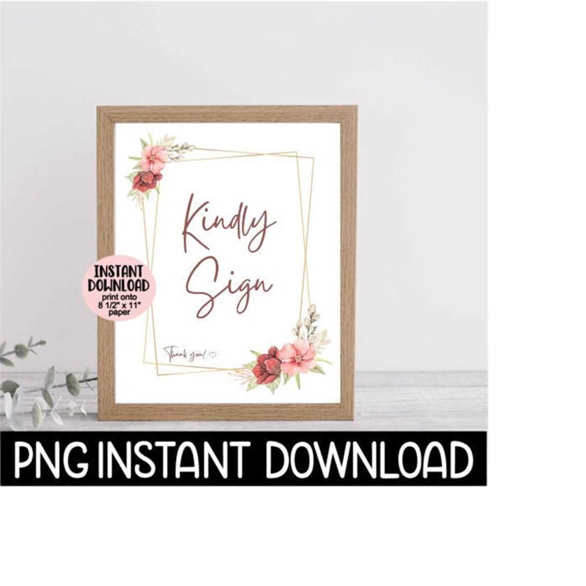 Wedding Sign PNG, Kindly Sign PNG, Wedding Sign In Book Prin | Inspire ...