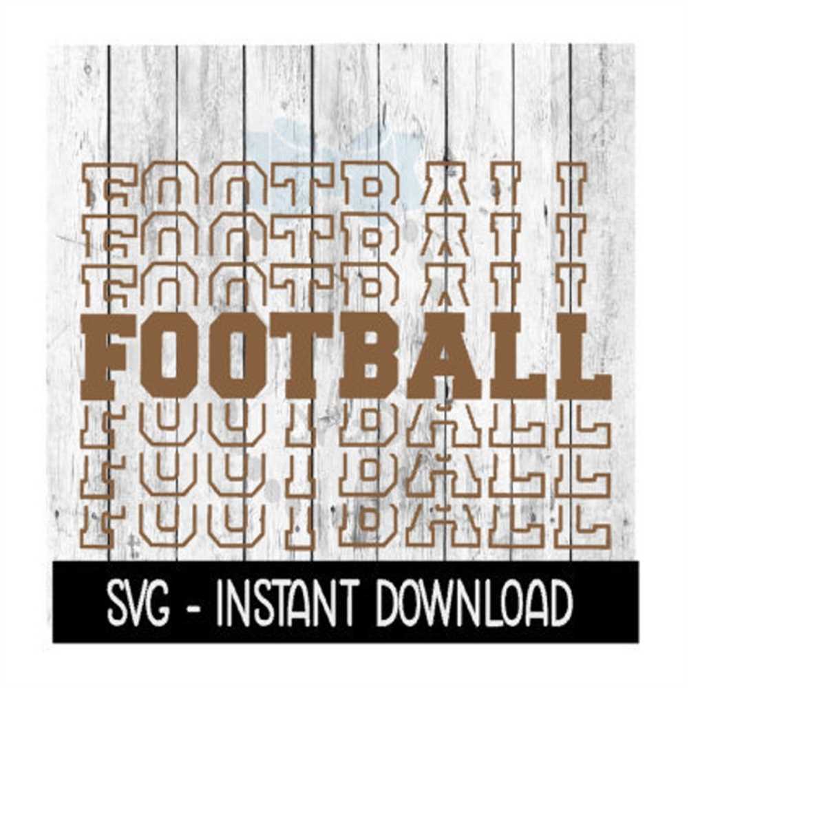 Football Multi SVG, Football SVG Files, Instant Download, Cr - Inspire ...