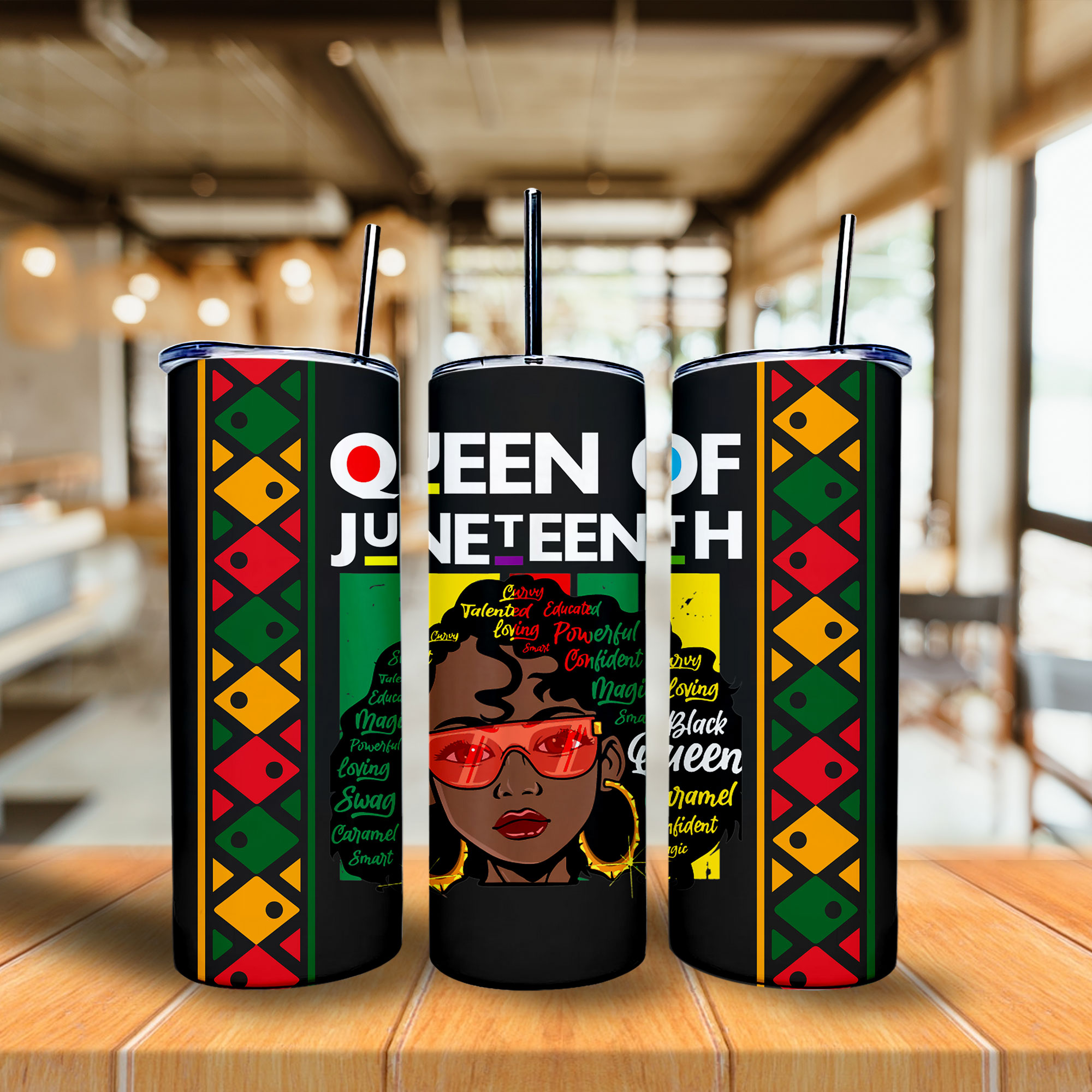Juneteenth designs Tumbler Wrap 08 | Inspire Uplift