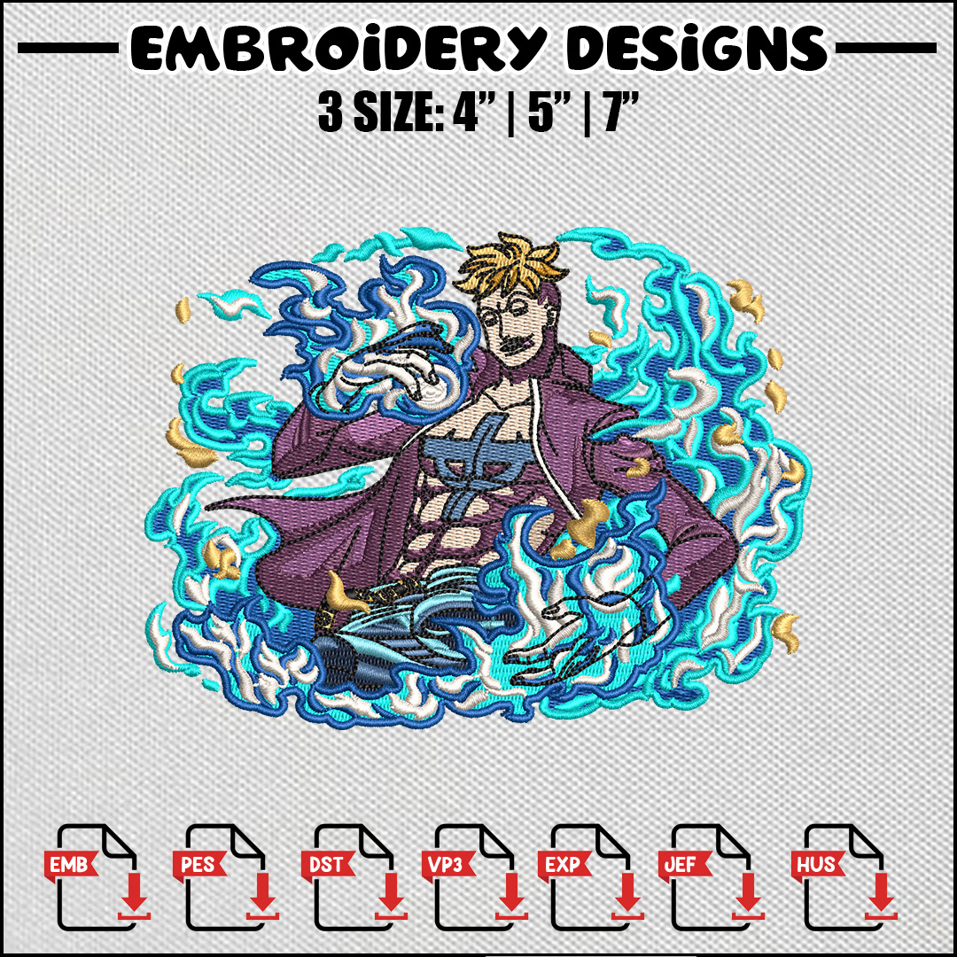 Marco embroidery design, One piece embroidery, Anime design, | Inspire ...