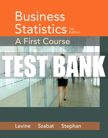 Test Bank For Business Statistics: A First Course 7th Editio | Inspire ...