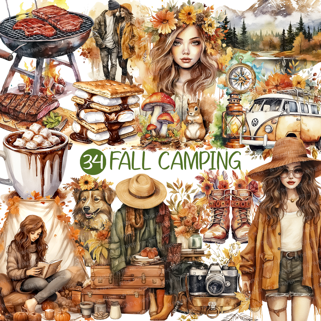 Fall Camping PNG | Cozy clip art, Emotions, Autumn, Nature, | Inspire ...