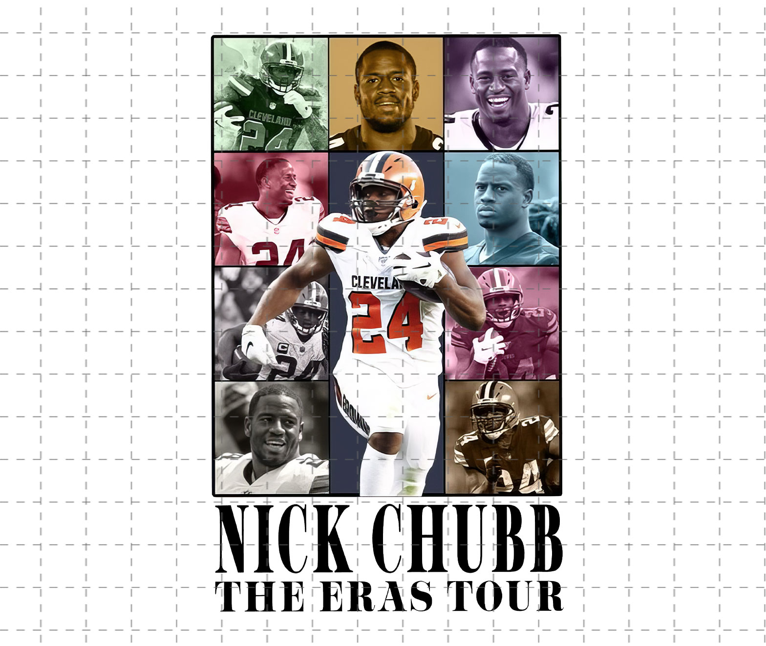 Nick Chubb The Eras Tour Png, Nfl Png , Nick Chubb Png | Inspire Uplift