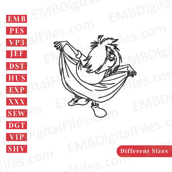 Disney mad madam mim the sword in the stone embroidery file | Inspire ...