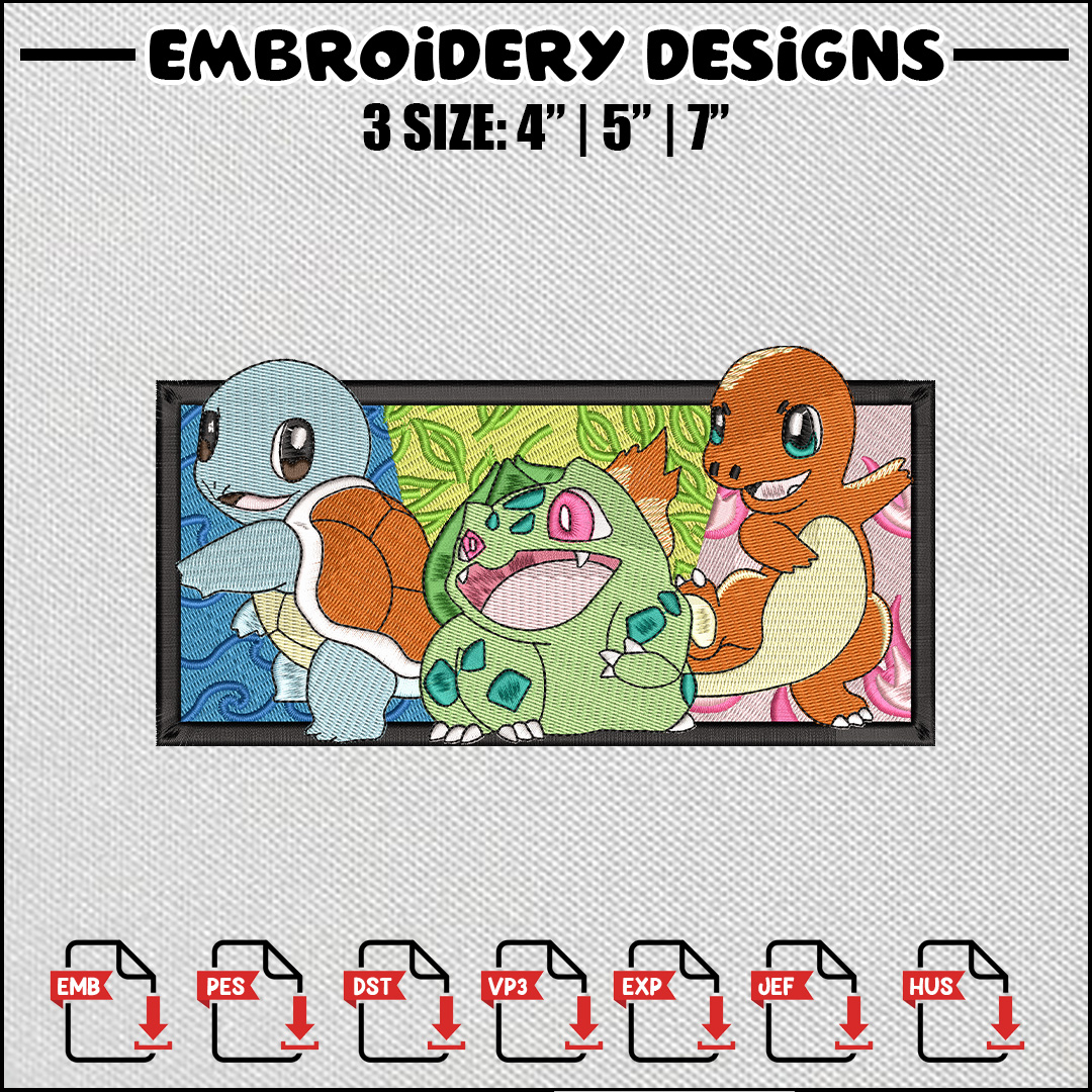 Pokemon star embroidery design, Pokemon embroidery, Anime de | Inspire ...
