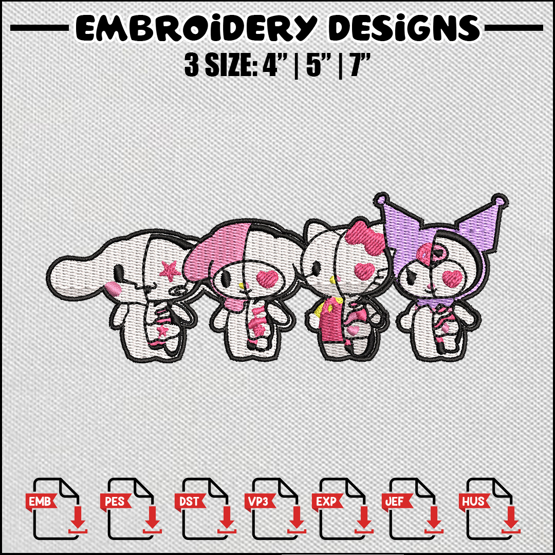 Kuromi embroidery design, Kuromi embroidery, Anime design, A | Inspire ...