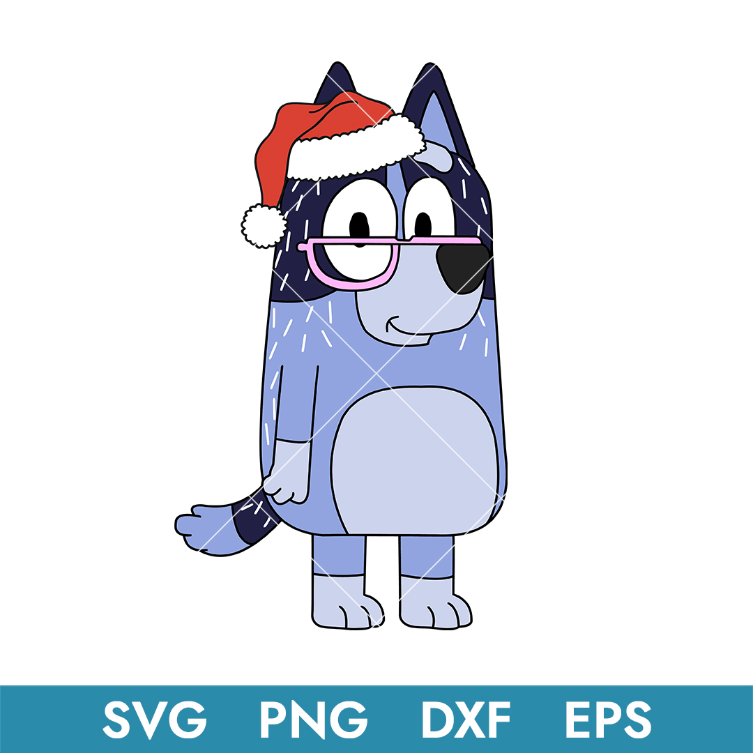 Bluey Nana Grandma Christmas Svg, Bluey, Blue, Bluey Svg, Bl | Inspire ...