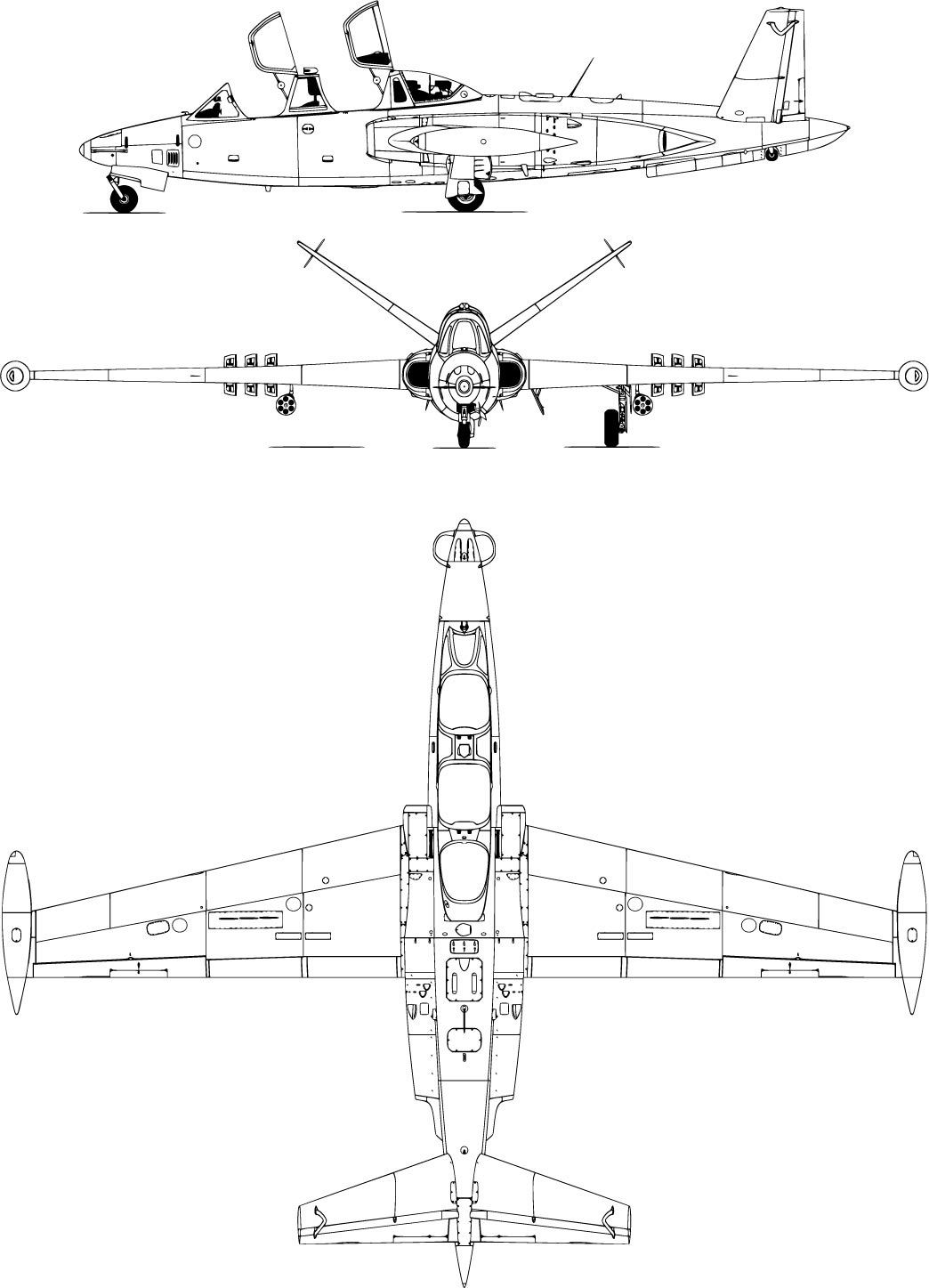 Aerospatiale (Fouga) CM 170 Magister svg vector outline file | Inspire ...