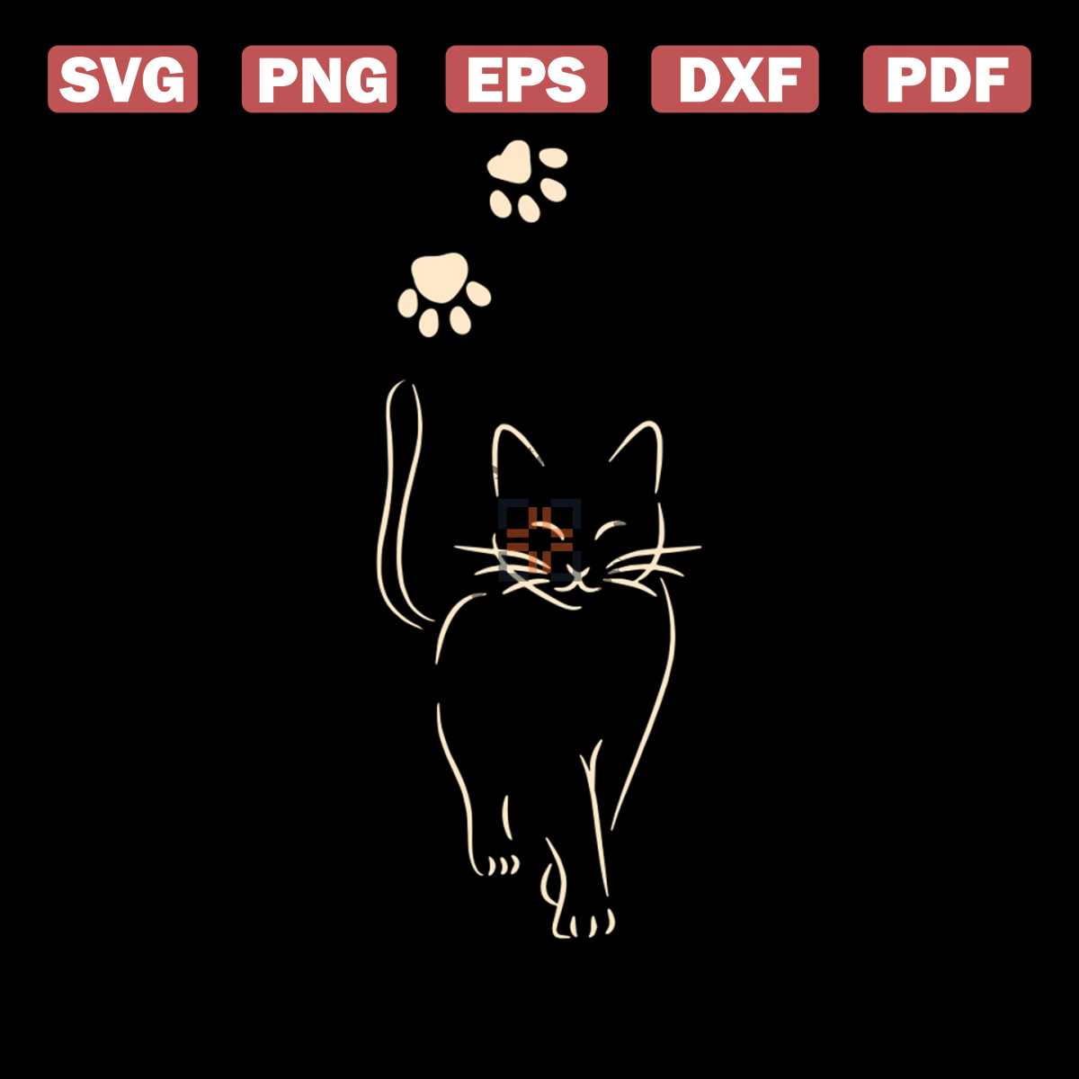 Cat Cat Svg, Animal Svg, Cat Paw Svg, Cat Svg, Love Cat Svg, | Inspire ...