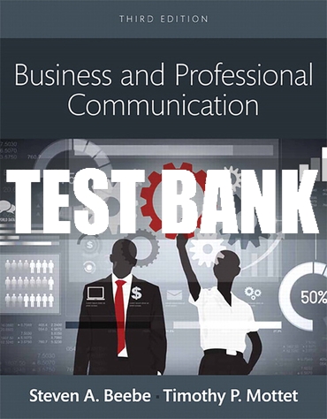 Test Bank For Business and Professional Communication 3rd Ed | Inspire ...