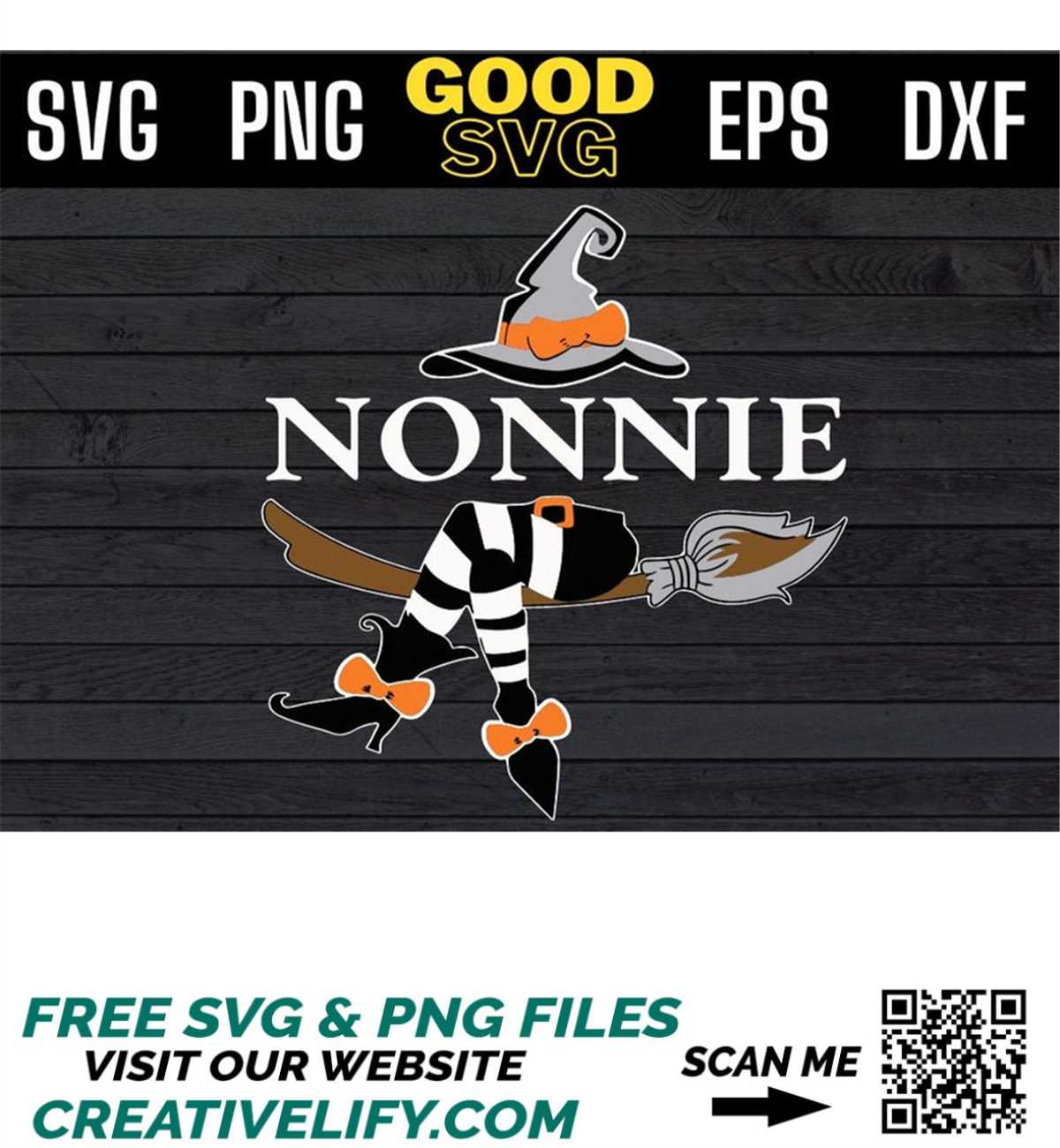 Personalized Nonnie Witch Halloween Nonnie svg files for cri | Inspire ...