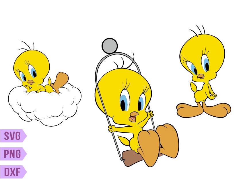 Tweety Svcg, Baby Toons SVG, Looney Tunes SVG, Looney Tunes - Inspire ...