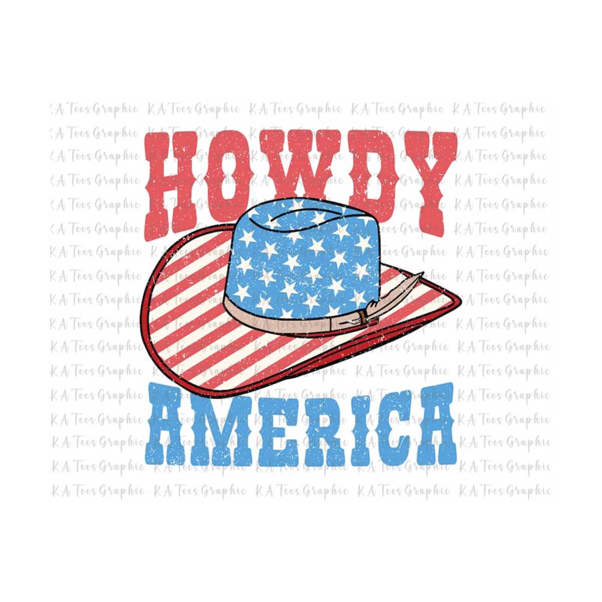 Howdy America PNG, 4th Of July Sublimation, Howdy 4th of Jul | Inspire ...