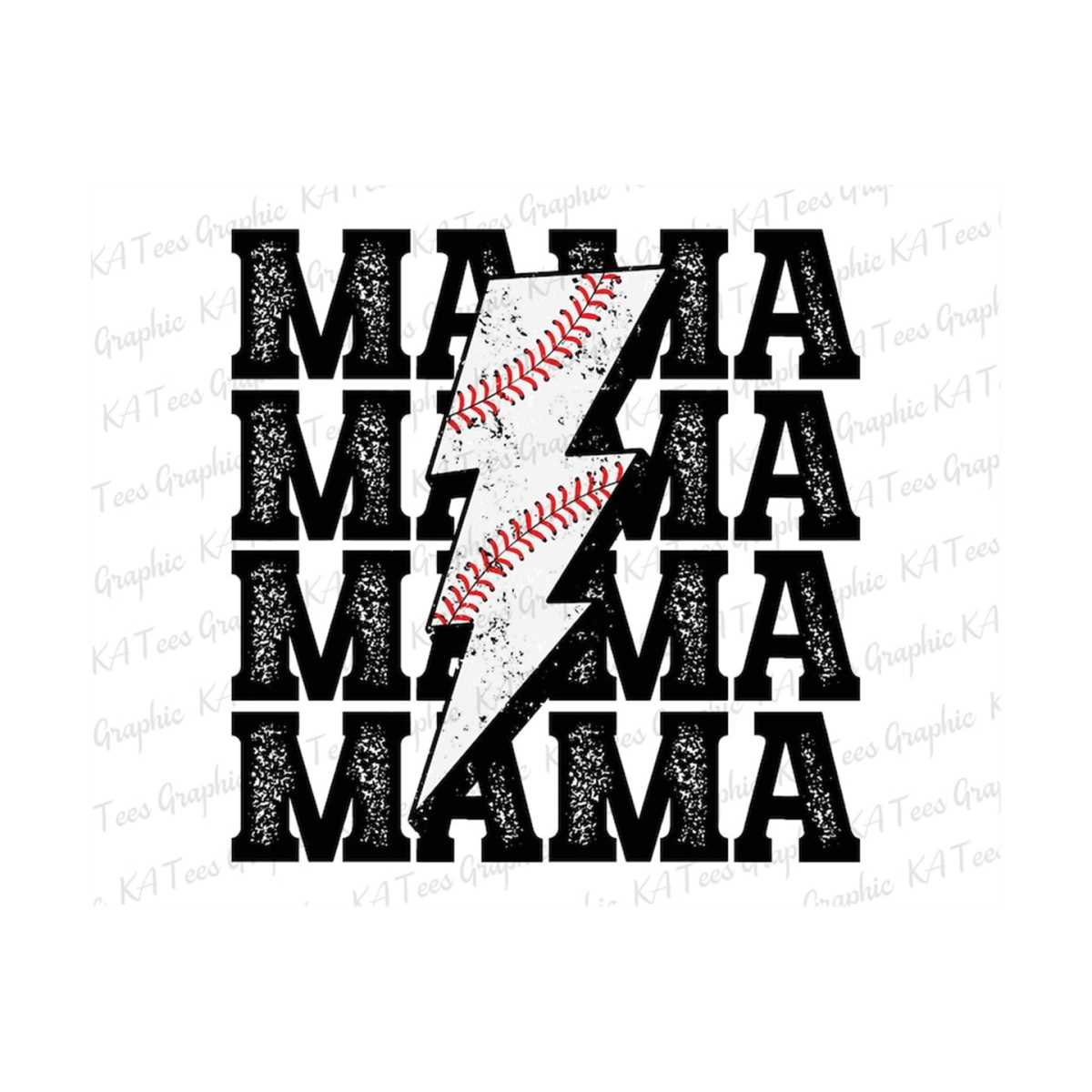Baseball Mom PNG, Mama Png, Baseball Bolt Png, Mom Png, Base - Inspire ...