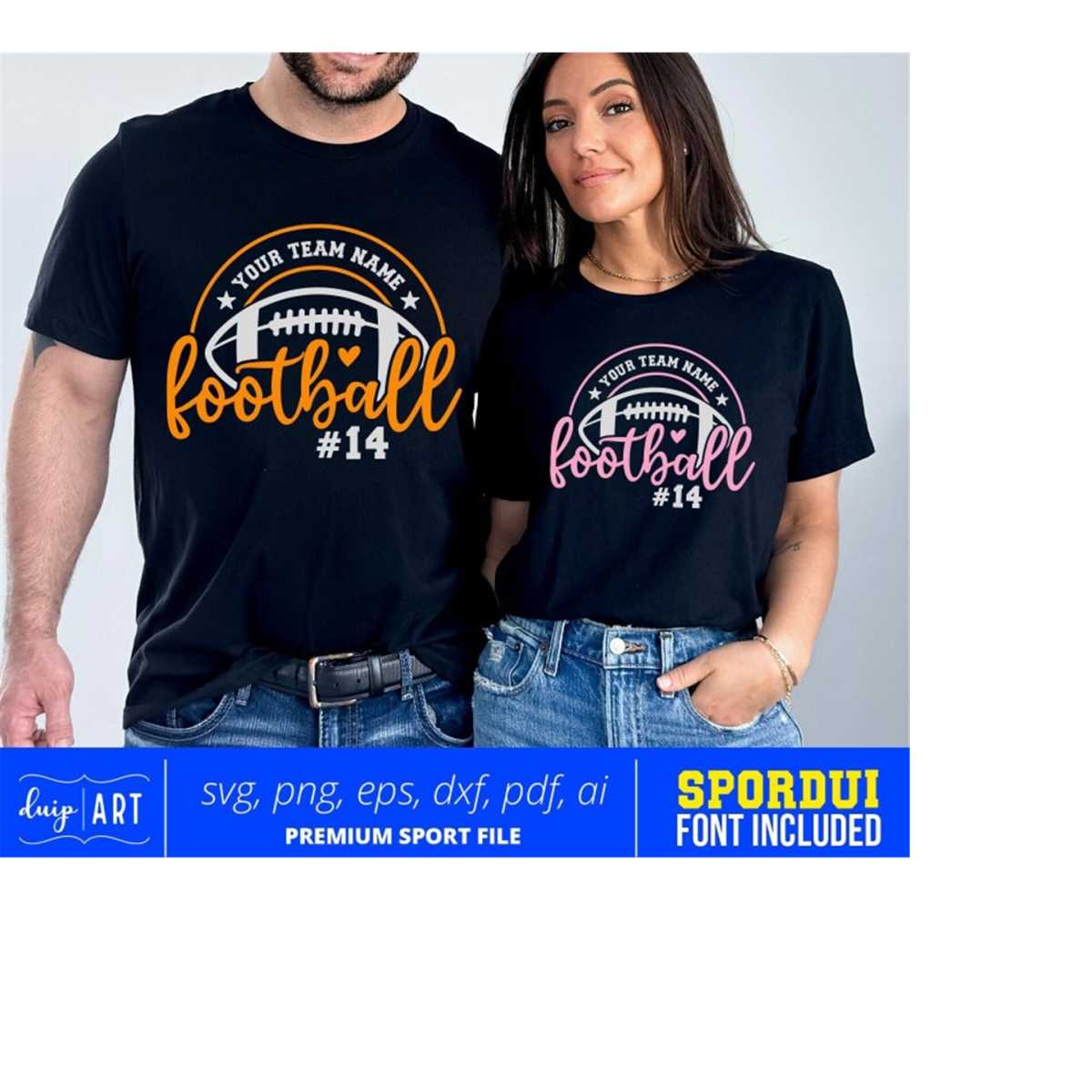 Football Team Template SVG PNG, DIY Football Design, Footbal - Inspire ...