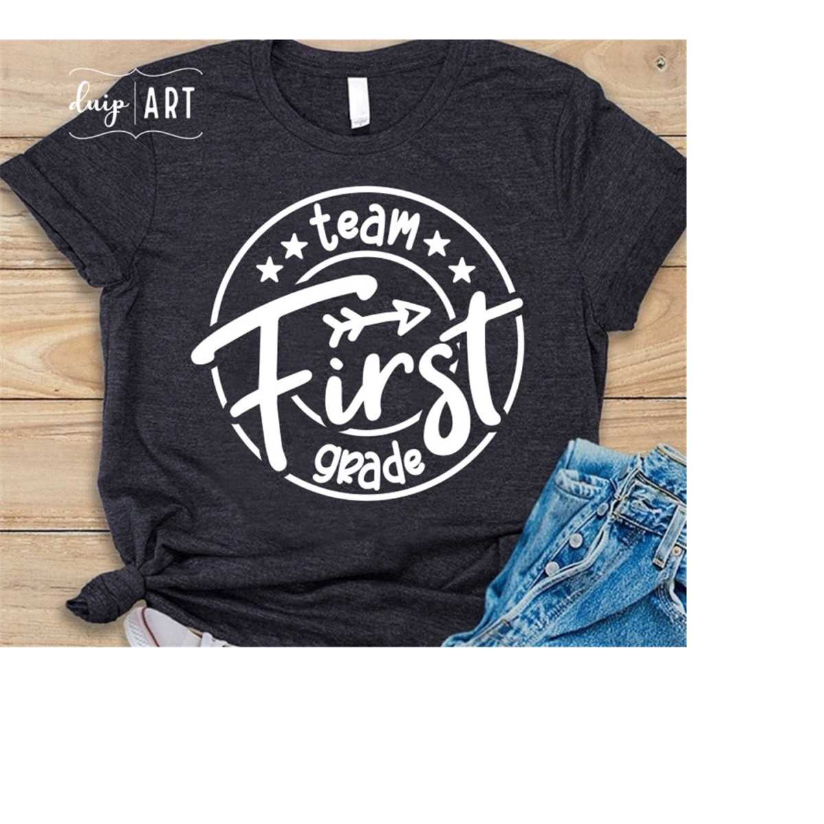 Team First Grade SVG, First Grade svg, Back To School svg, S - Inspire ...