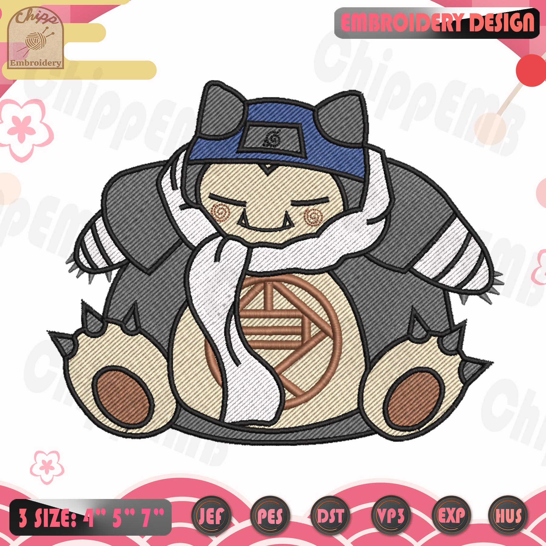 Pokemon Embroidery Design, Anime Embroidery File, Machine Em | Inspire ...