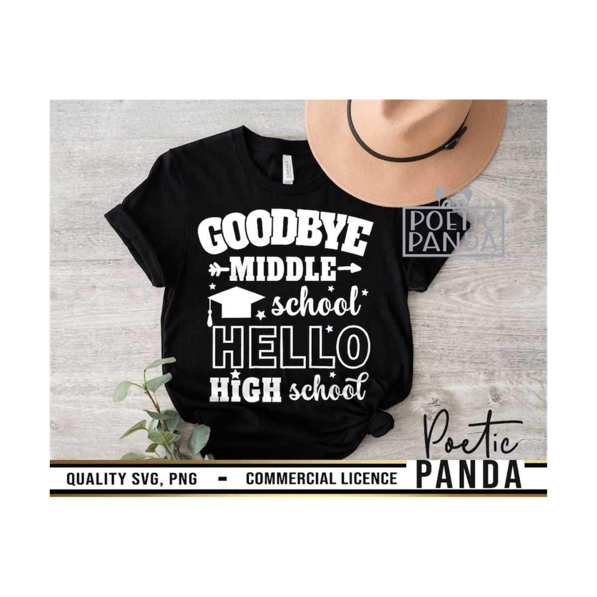 8th Grade Graduation SVG PNG, 8th Grade Svg, Goodbye Middle | Inspire ...